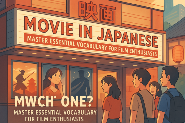 Movie in Japanese: Essential Vocabulary for Film Lovers | Wakoku